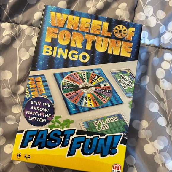 Mattel | Toys | Wheel Of Fortune Bingo Game By Mattel New | Poshmark